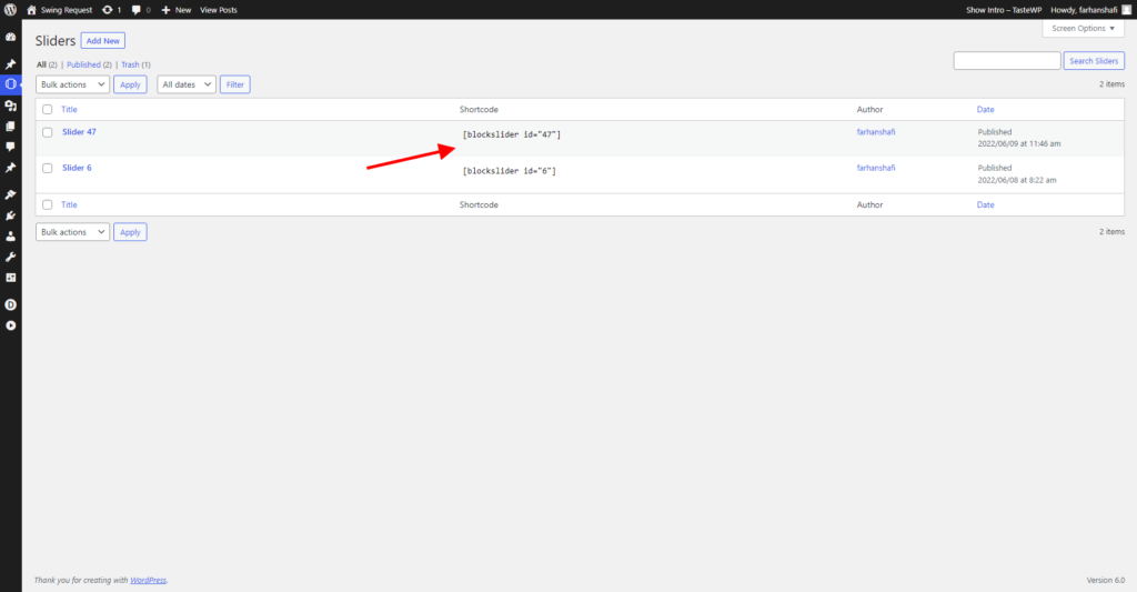 Block Slider With Page Builders Block Slider